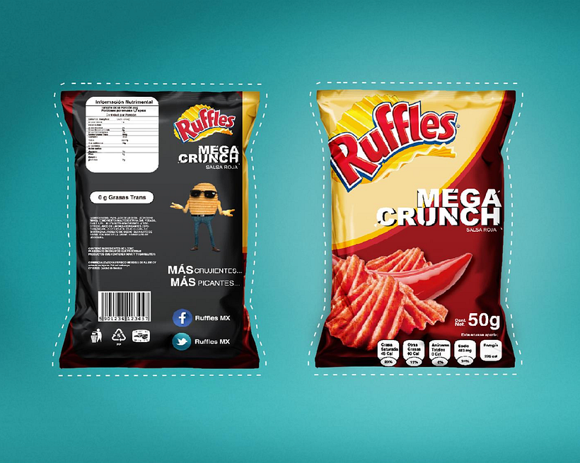 ruffles packaging