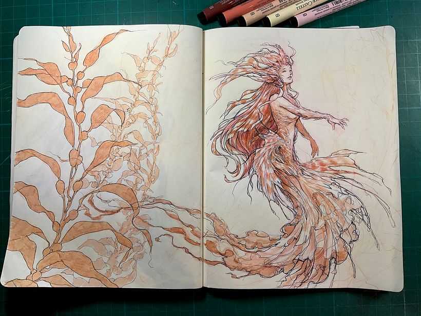 how to draw from imagination sketchbook