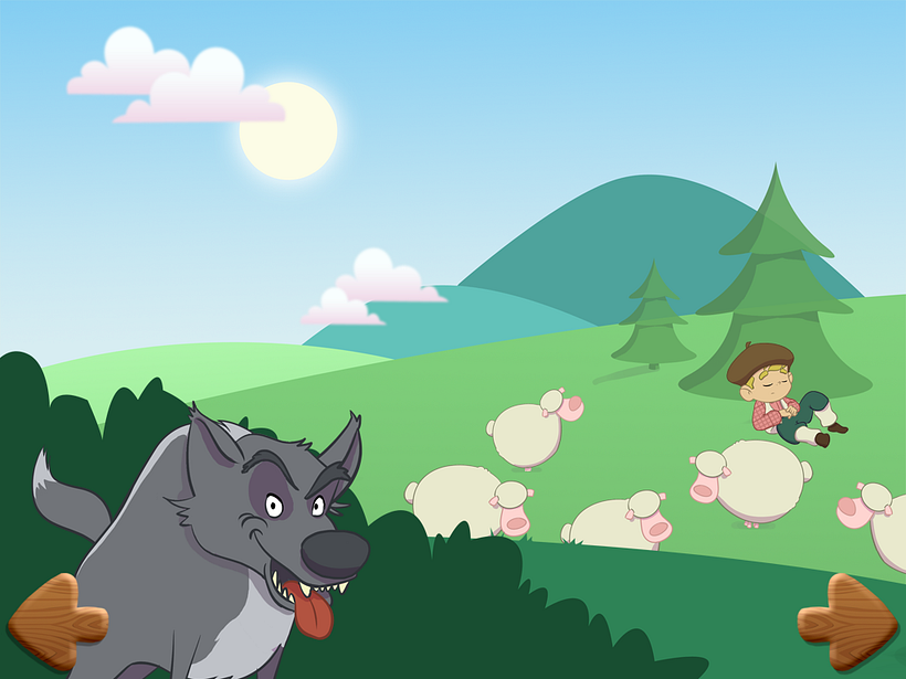 Pedro y el lobo. Cuento interactivo | Domestika