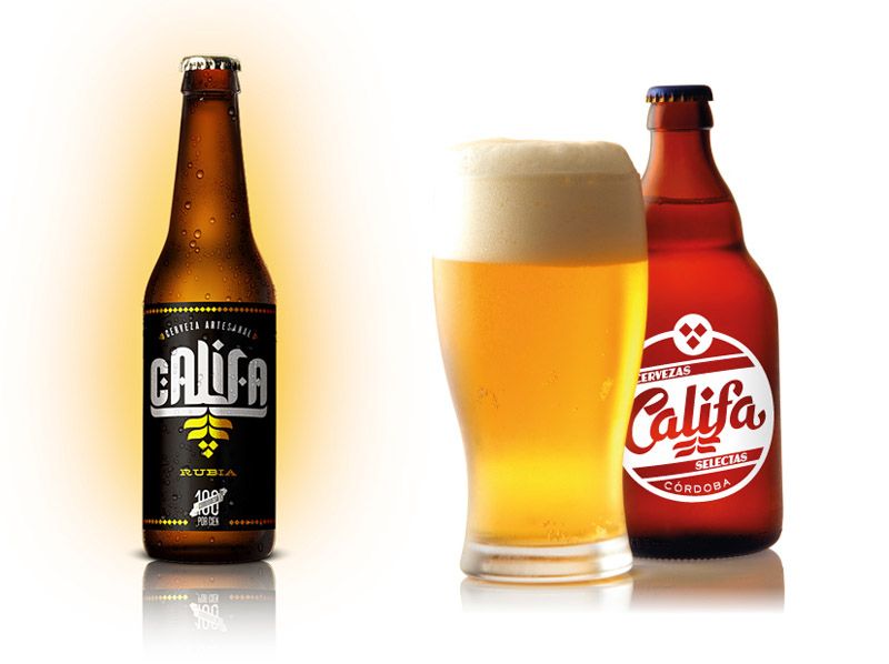 Cervezas Califa. Lettering y Rótulos | Domestika