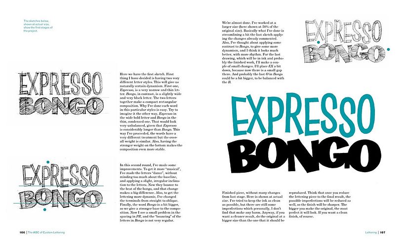 Iván Castro presenta "The ABC of Custom Lettering" | Domestika
