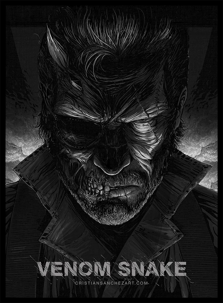 Venom Snake - MetalGearSolid | Domestika
