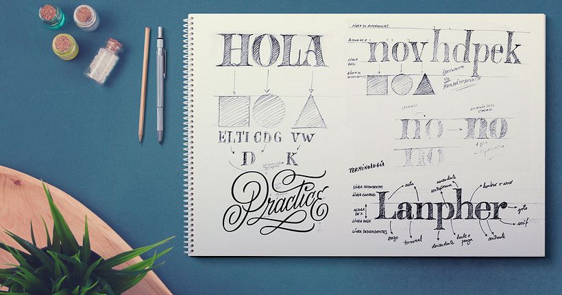 Lettering, caligrafía y tipografía, ¿conoces las diferencias? | Domestika