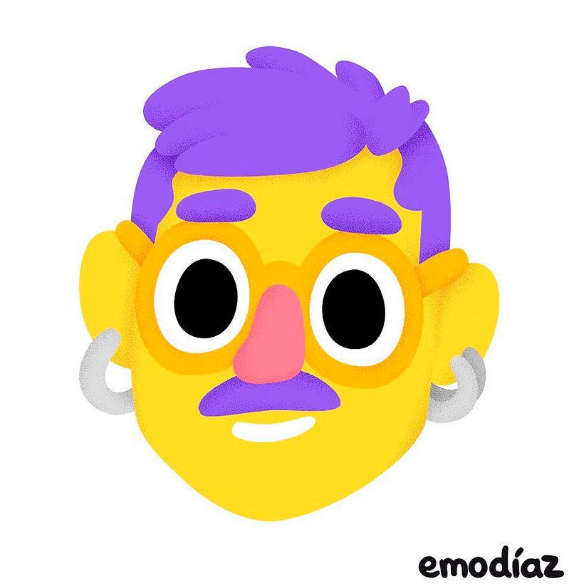 Un retrato al día, por Emo Díaz | Domestika