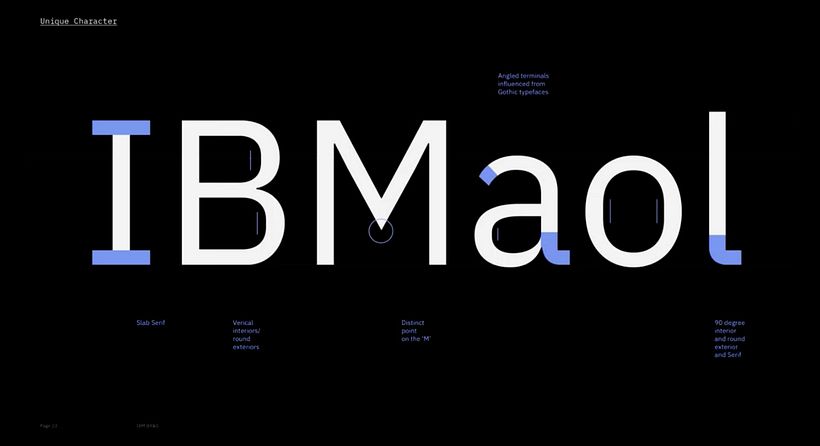 IBM diseña su tipografía corporativa open source | Domestika