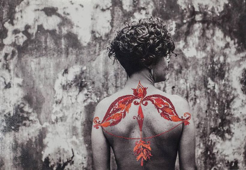 La fotografía bordada de Aline Brant | Domestika