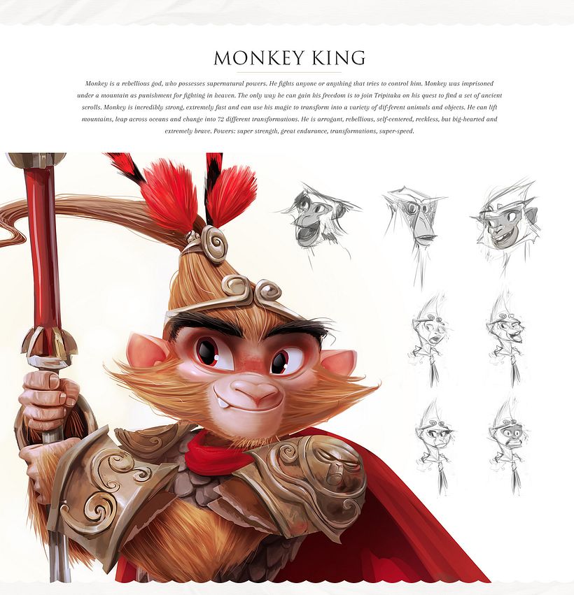 Monkey King Character design | Domestika