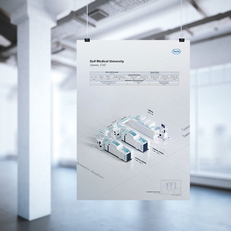 Roche Days: Total Lab Automation in 3D | Domestika