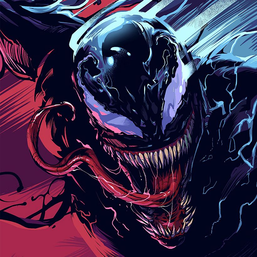Venom movie fan art | Domestika