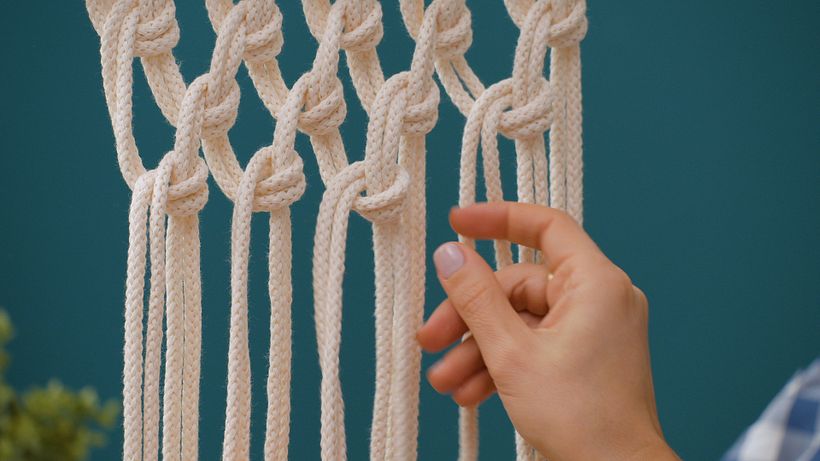 Tutorial Macramé: nudos básicos paso a paso | Domestika