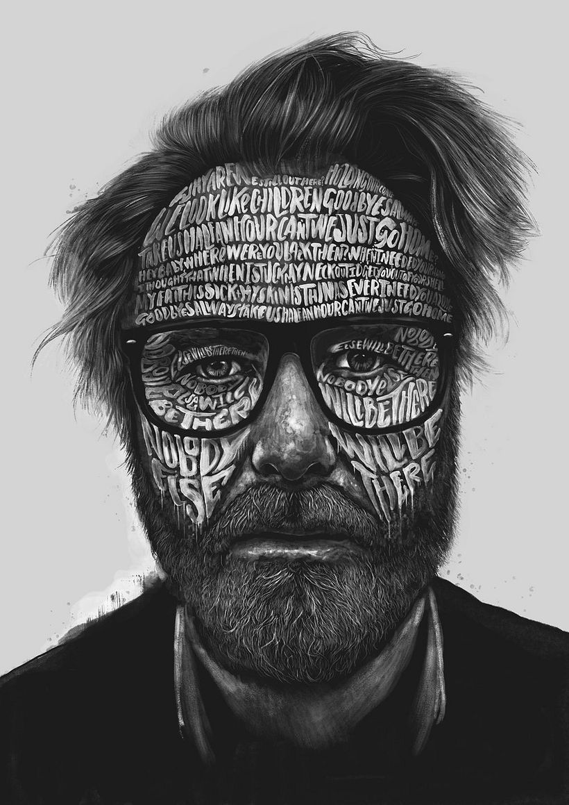 5 Typographic Portrait Artists That Will Inspire You | Domestika