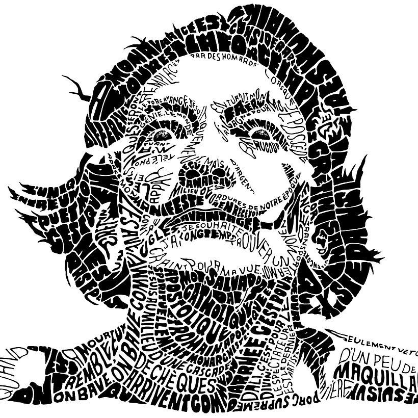 5 Typographic Portrait Artists That Will Inspire You | Domestika