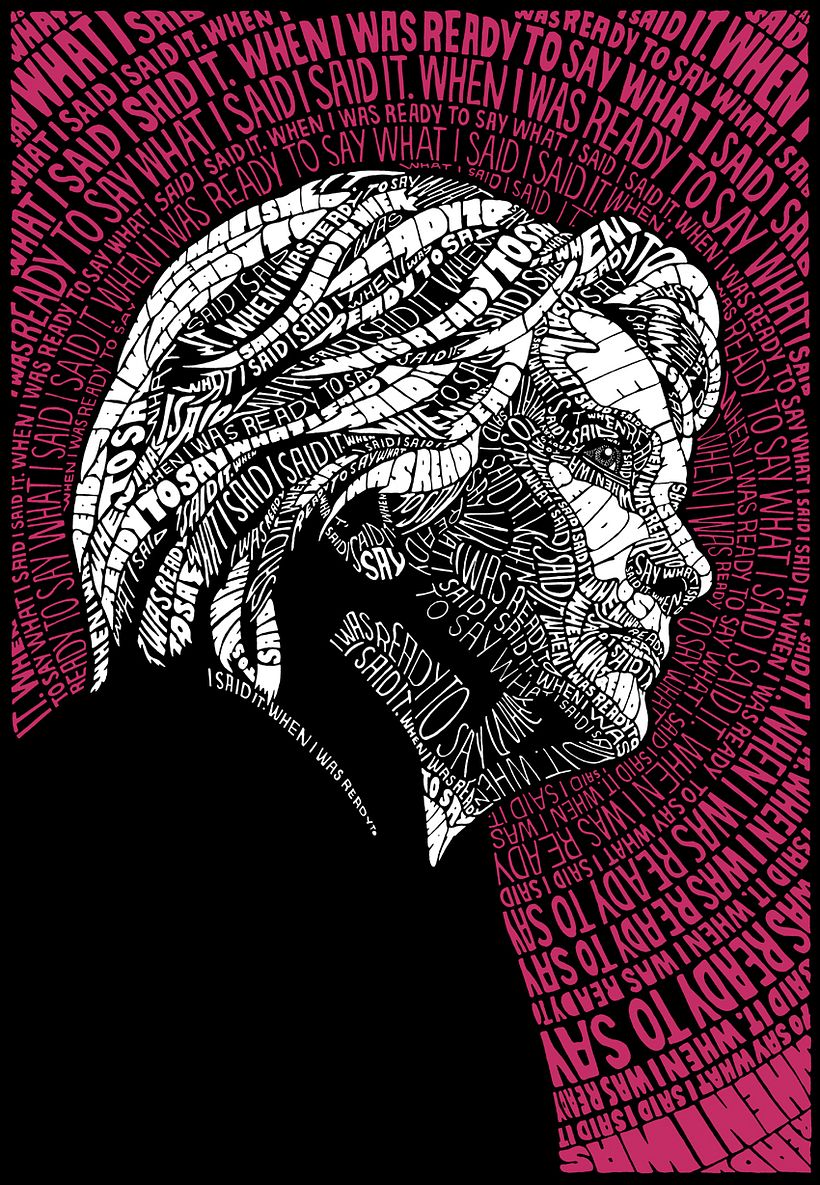 5 Typographic Portrait Artists That Will Inspire You | Domestika