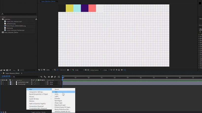 After Effects Tutorial: Types of Layers | Domestika
