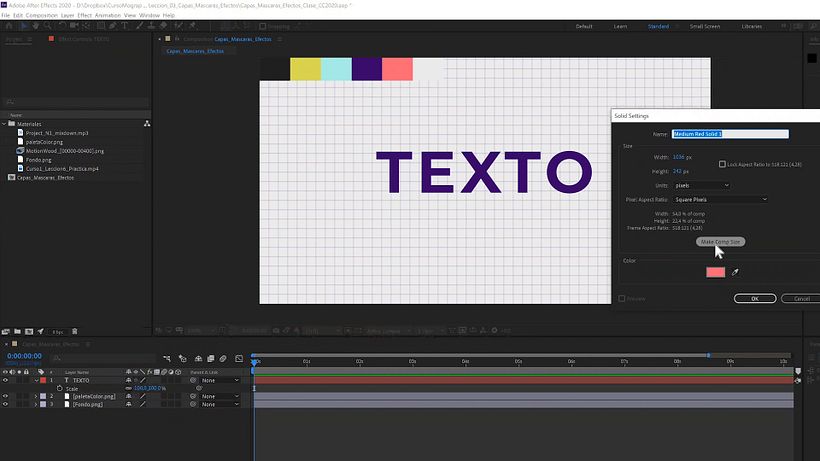 After Effects Tutorial: Types of Layers | Domestika