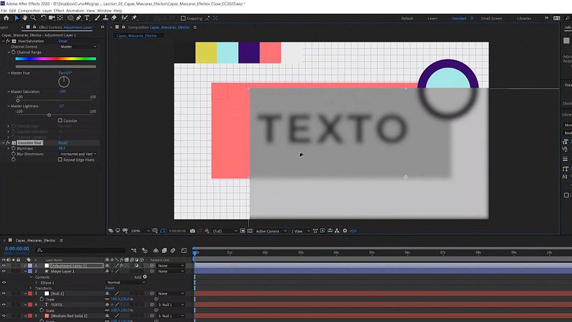 After Effects Tutorial: Types of Layers | Domestika