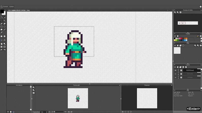 Pyxel Edit Tutorial: How to Create an Idle Animation | Domestika