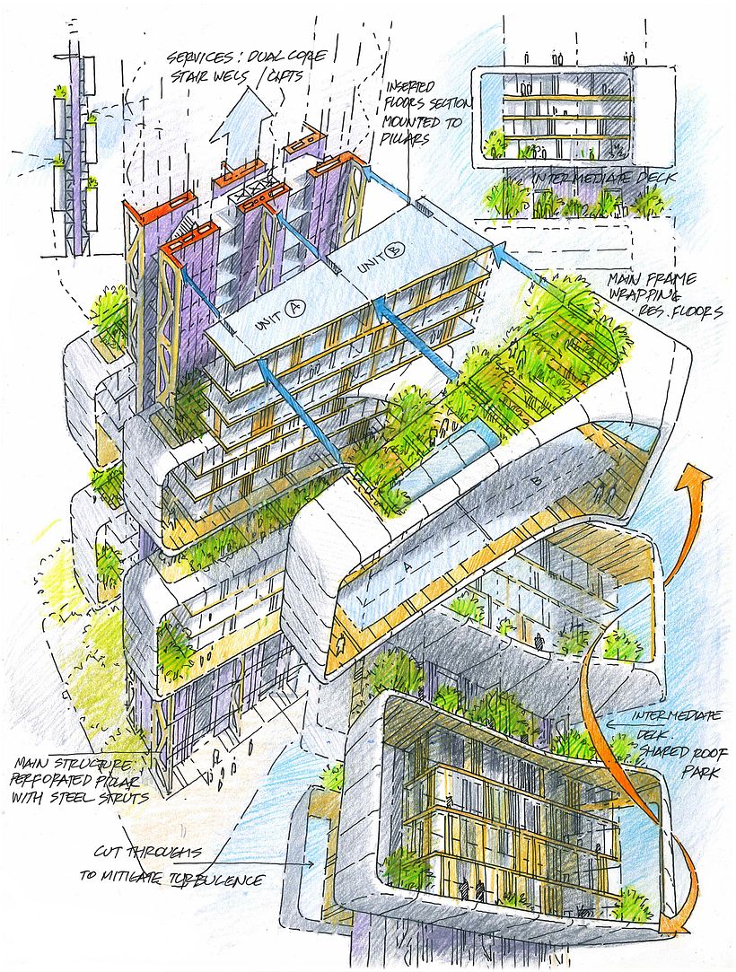 ARCHITECTURAL SCHEMATICS and COMPOSITES. | Domestika