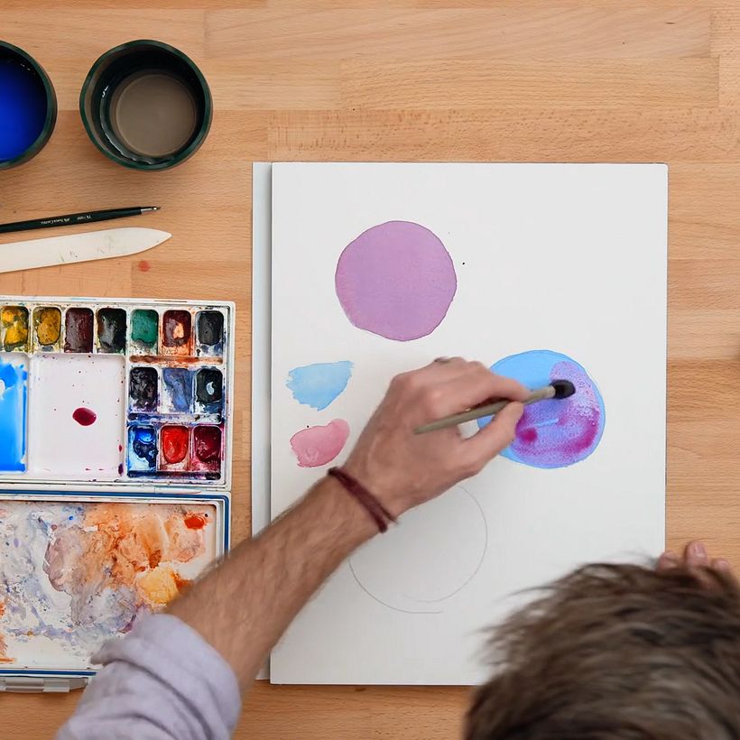Cómo mezclar colores en acuarela: 3 formas posibles | Domestika