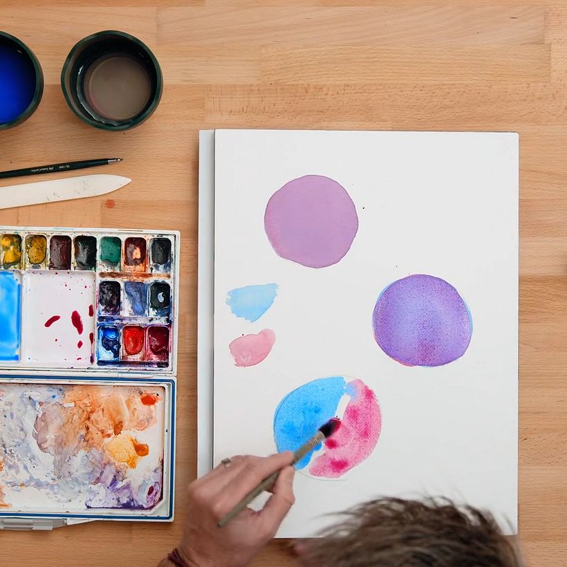 Cómo mezclar colores en acuarela: 3 formas posibles | Domestika