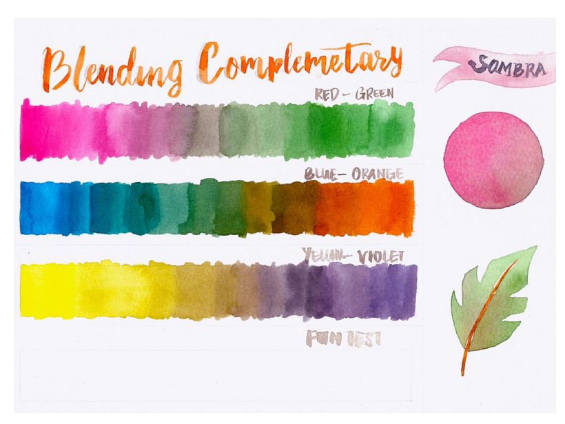 My project in Creation of Color Palettes with Watercolor course | Domestika