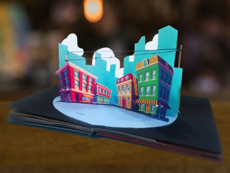 Descarga gratis un esquema para construir un libro pop-up ...