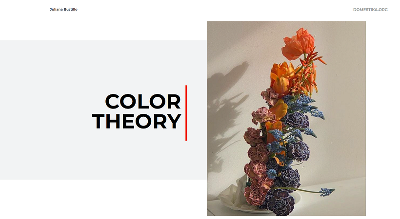 Free Download: A Color Theory Guide for Floral Compositions | Domestika