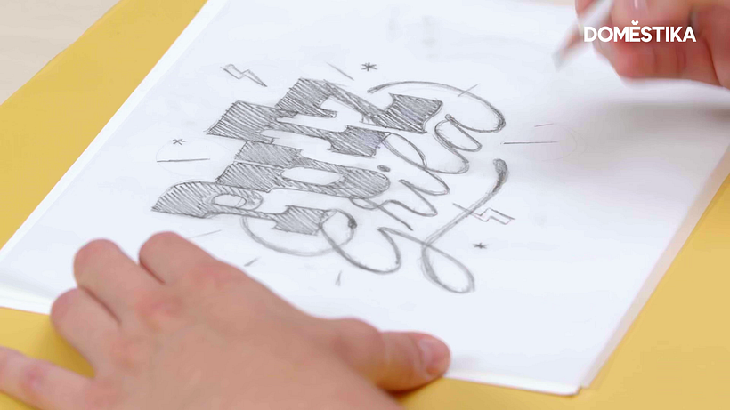 Lettering Tutorial: Hand Lettering Design Using Layers | Domestika