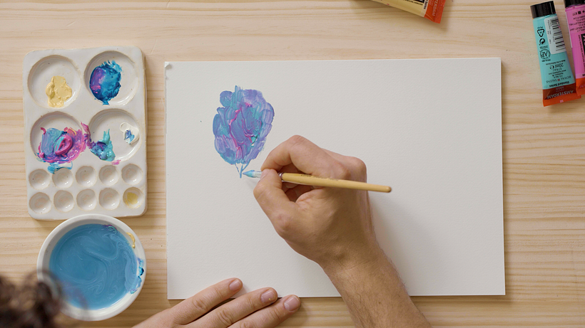 Painting Tutorial: A Basic Guide to Acrylics for Beginners | Domestika