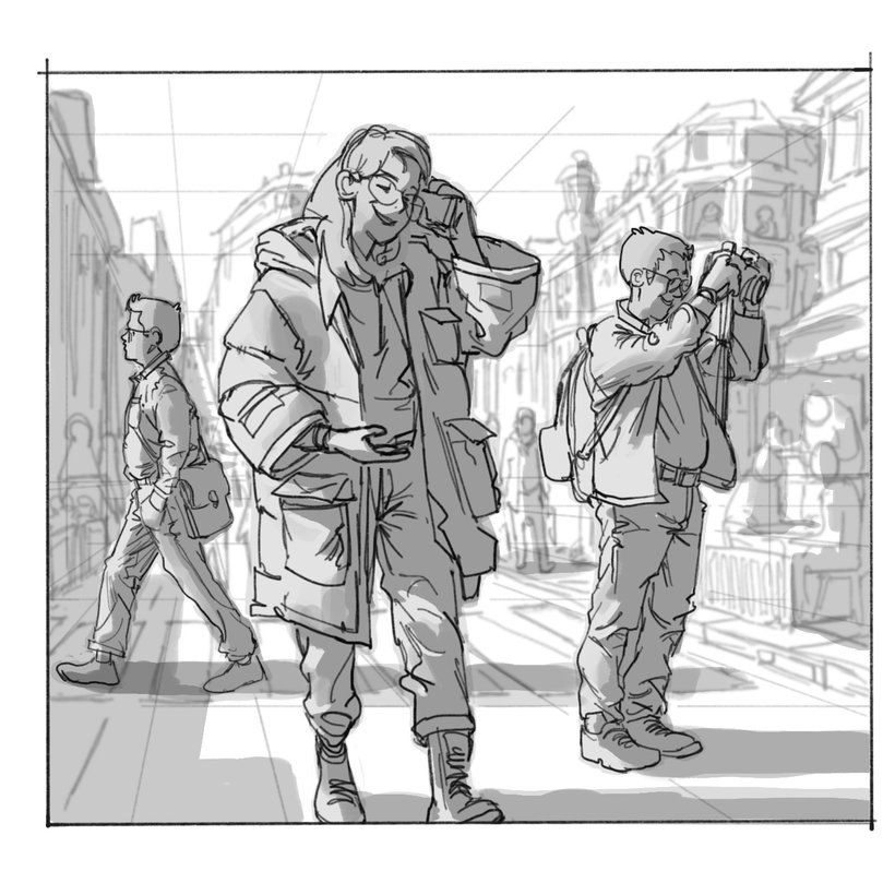 My project in Basic Principles of Drawing People from Imagination ...