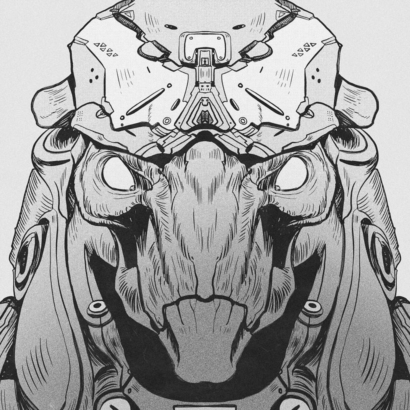 Sketchbook: Symmetrical Portraits - 02 | Domestika