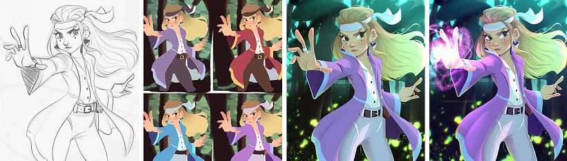 My project for the course: Female Cartoon Character Design with ...