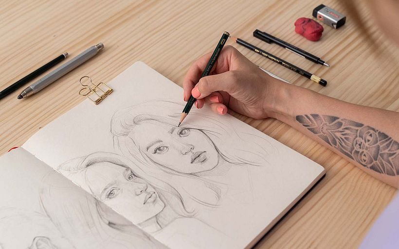 Free Examples and Exercises to Practice Hatching Techniques | Domestika