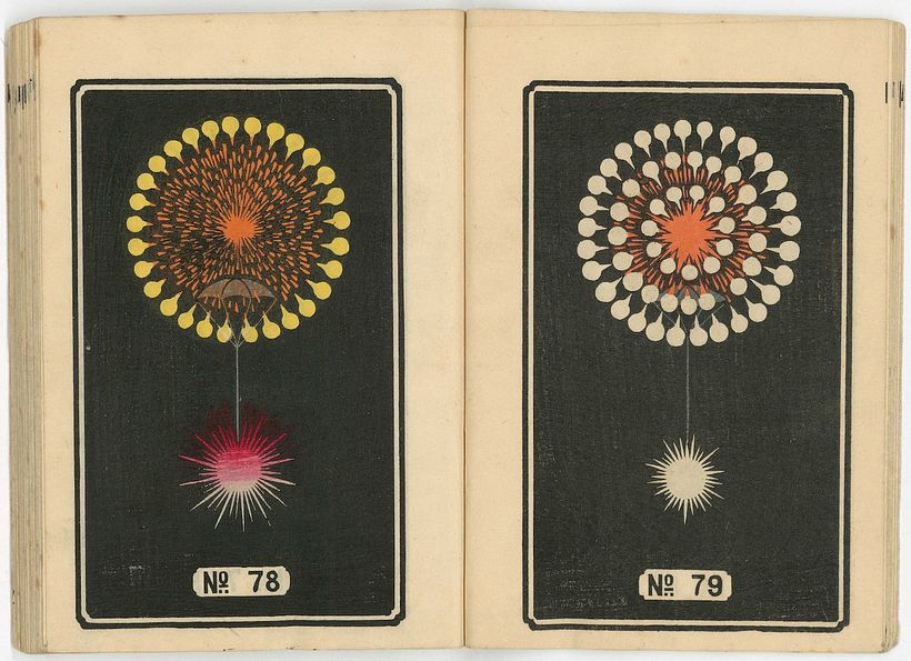 Discover Hundreds of Free Japanese Fireworks Illustrations | Domestika
