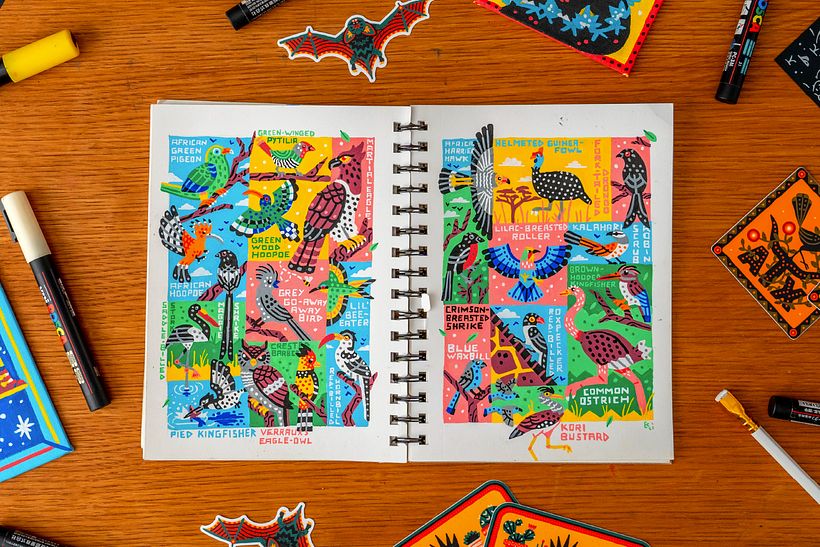 Posca Marker Paintings | Domestika
