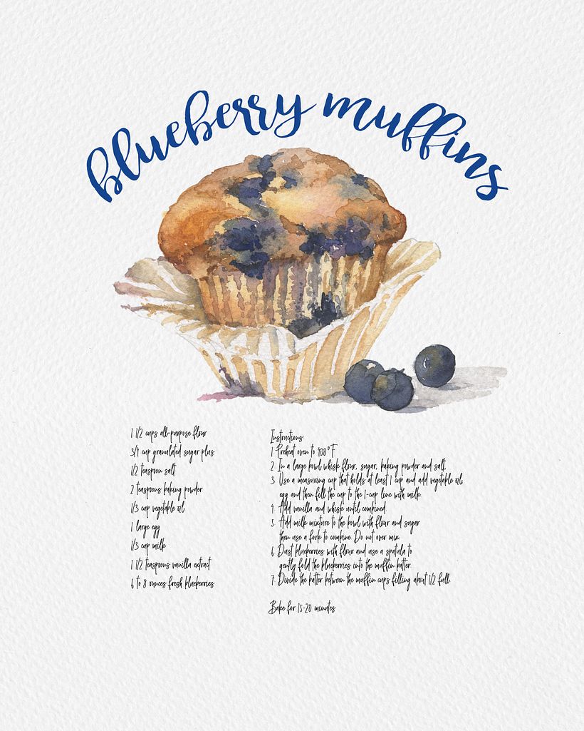 My project for course: Flavorful Food Illustration with Watercolor ...