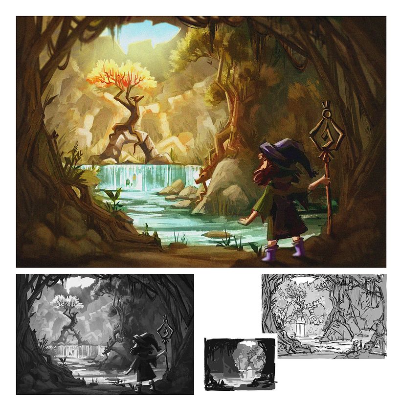 My project for course: Concept Art: Introduction to Set Design | Domestika