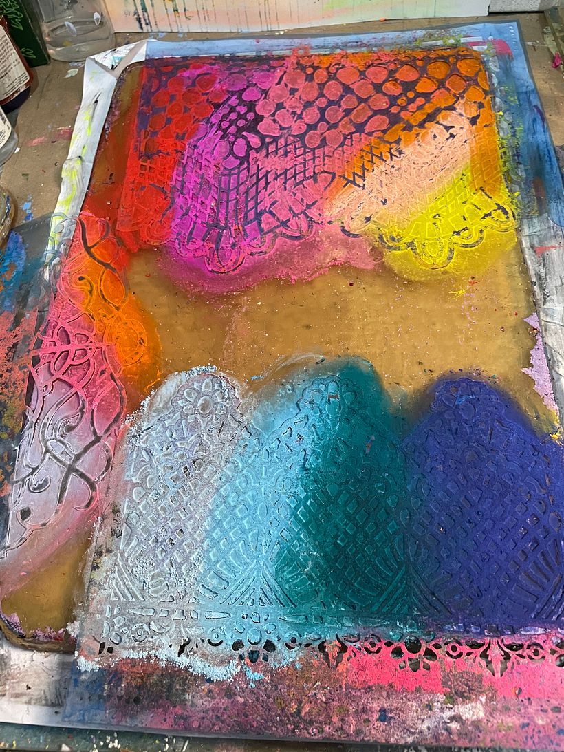 GELLI PLATE PRINTS MARK MAKING & CREATIVE PATTERNS | Domestika