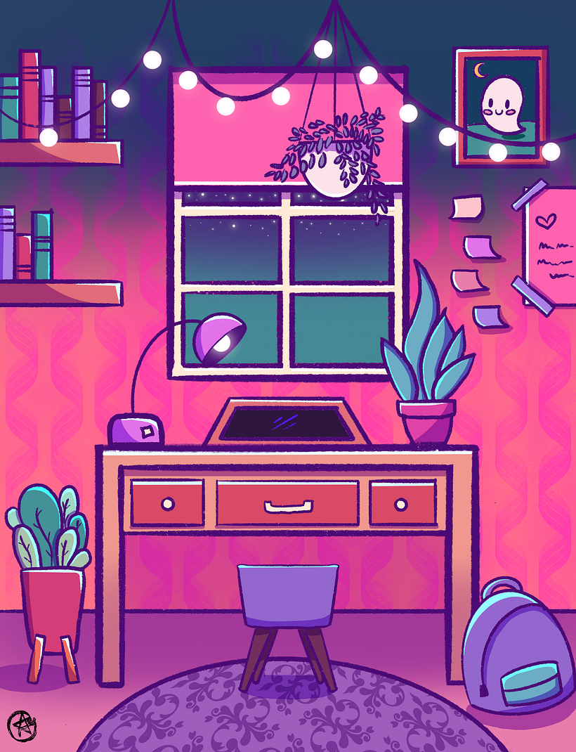 Lofi Study Room | Domestika