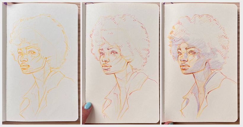 My project for course: Vibrant Portrait Drawing with Colored Pencils ...