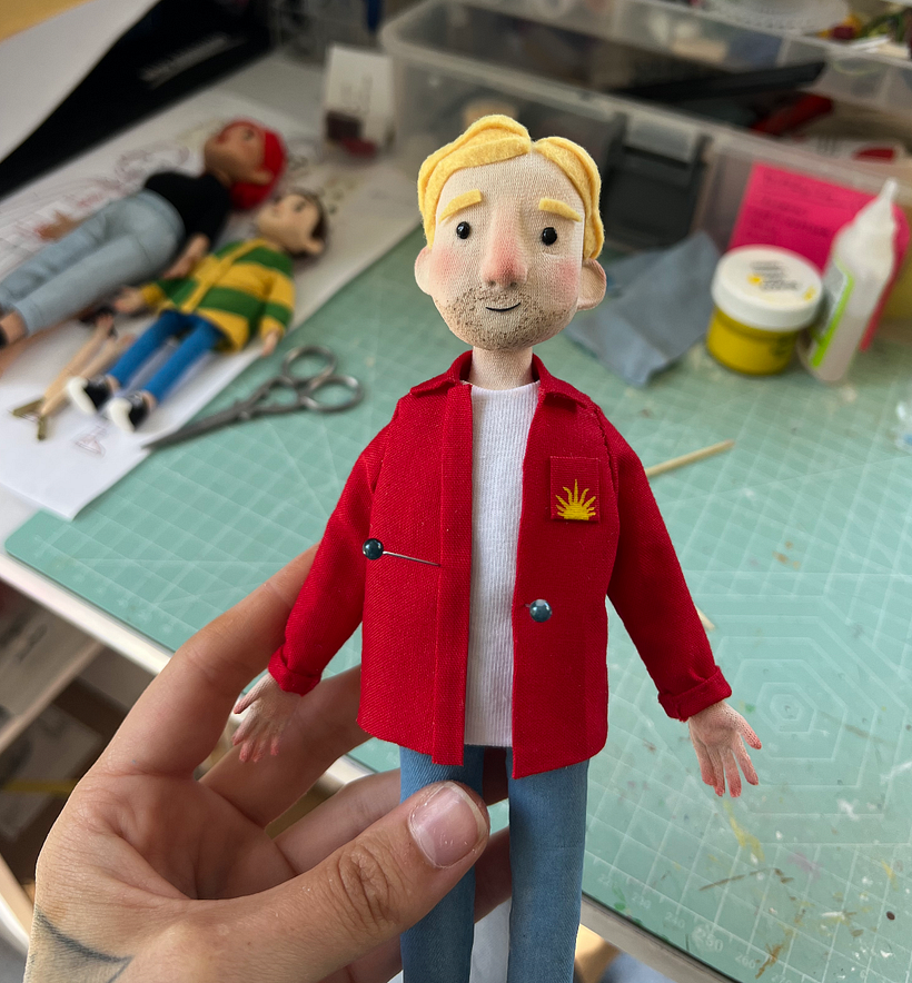 « Les Nuffolks », une petite famille de marionnettes | Domestika