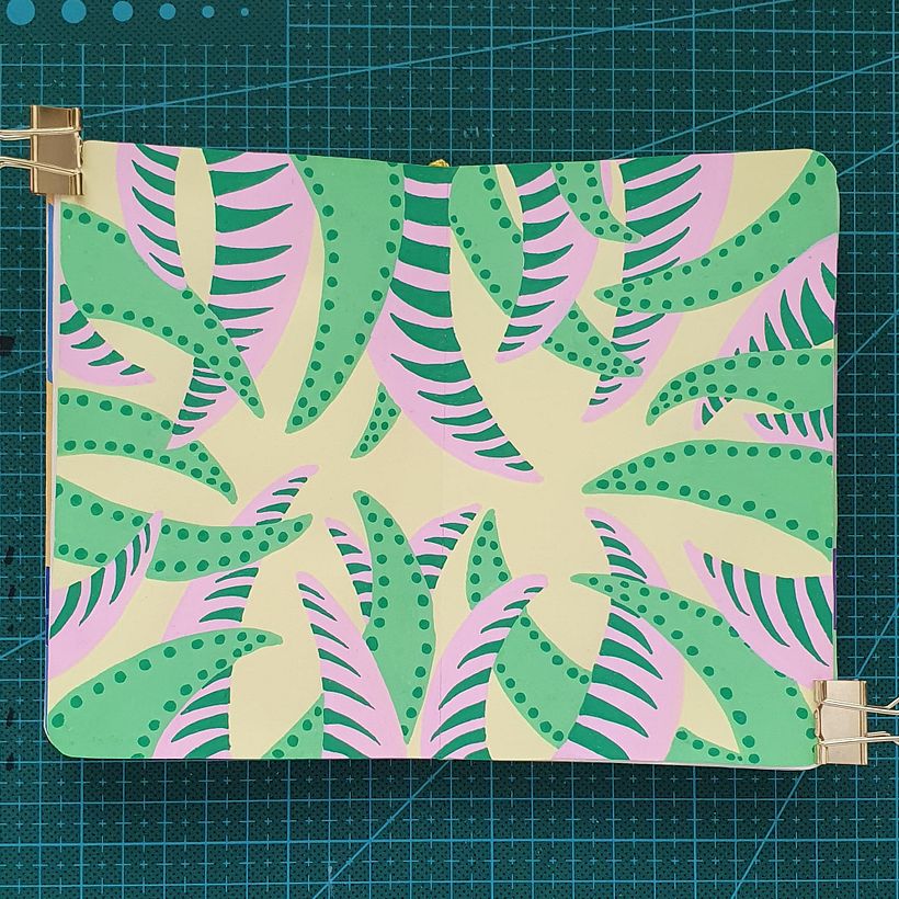 My project for course: Botanical Patterns in a Sketchbook: Conquer the ...