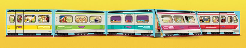 ALL ABOARD! Book Series | Domestika