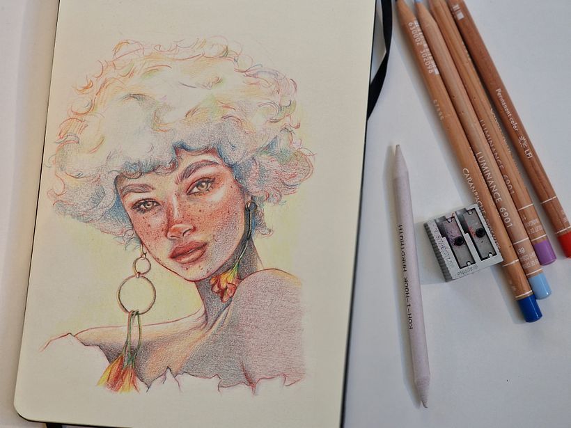 My project for course: Vibrant Portrait Drawing with Colored Pencils ...