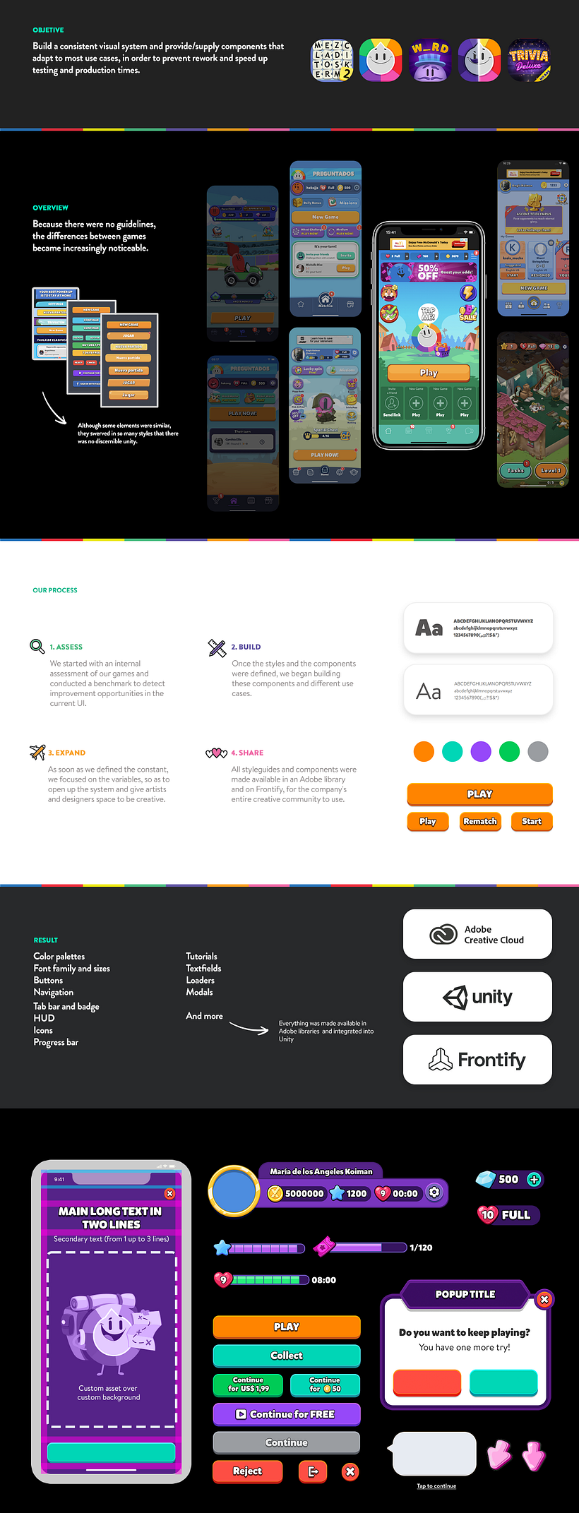 Game UI Design System | Domestika