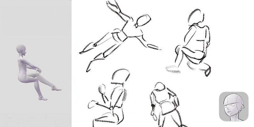 6 apps for drawing poses | Domestika