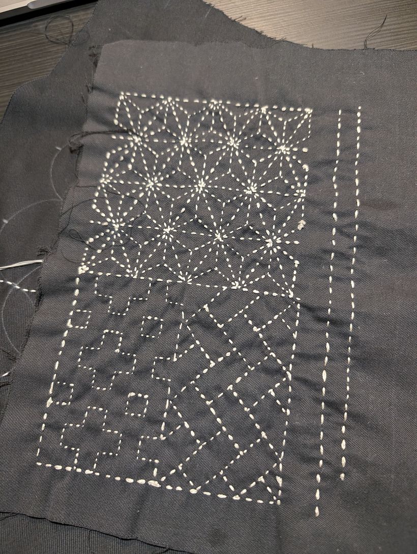 My project for course: Introduction to Japanese Sashiko Stitching ...