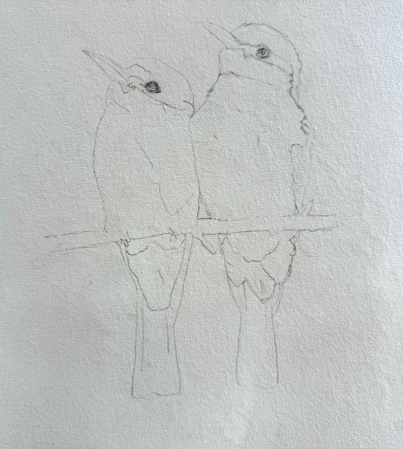 Bee eaters in watercolour. Free step by step to all my website ...