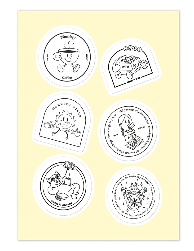 Stickers Design | Domestika