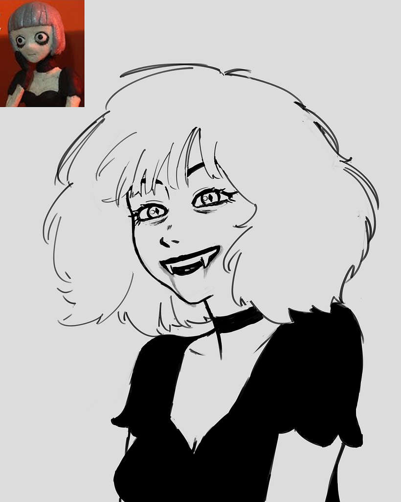 Midnight vampire fanart | Domestika